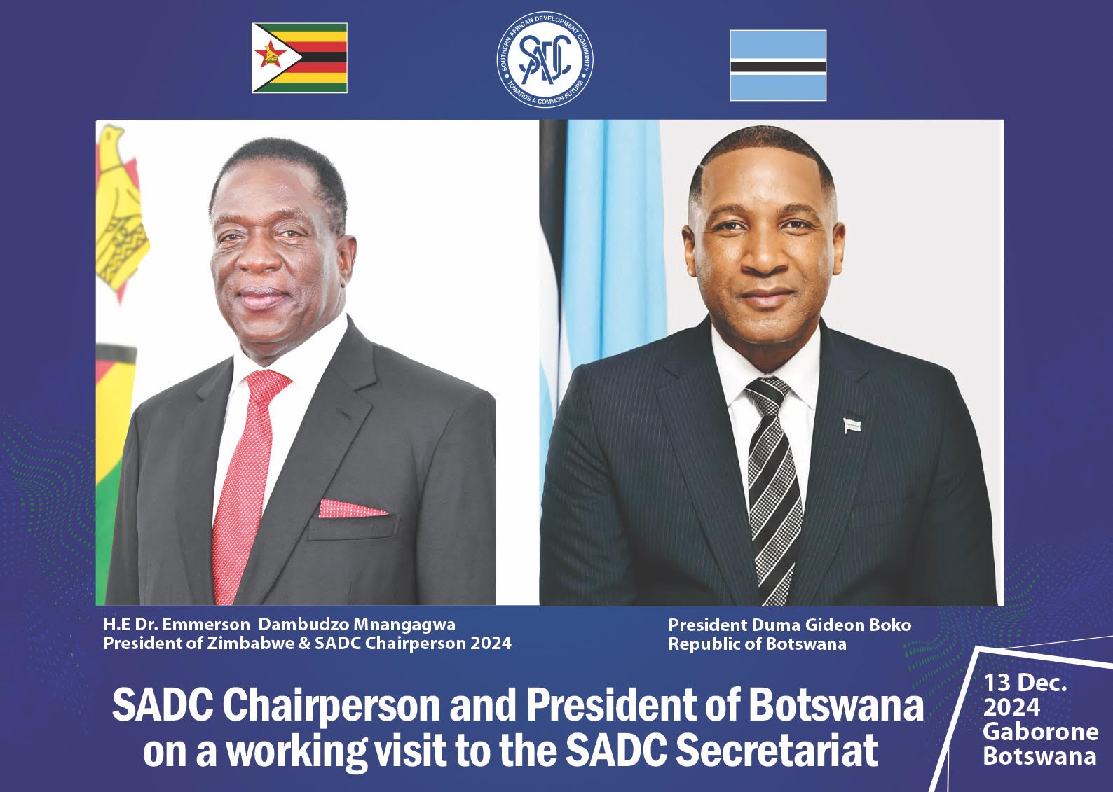 His Excellency Dr. Emmerson Dambudzo Mnangagwa - President of the Republic of Zimbabwe and ...